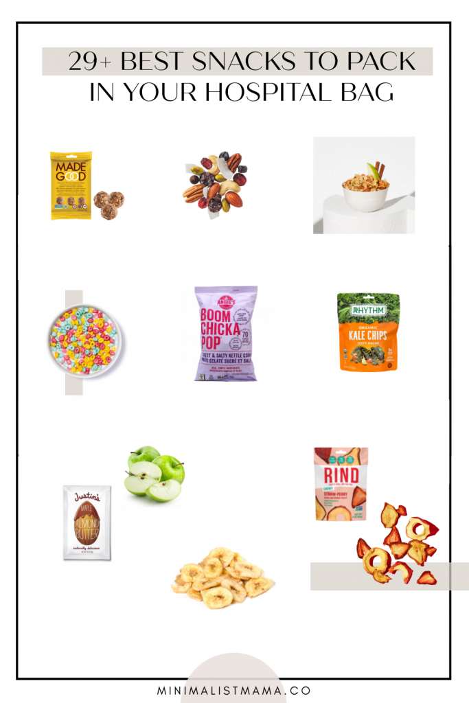 35+ Easy and Delicious Snacks For Your Hospital Bag