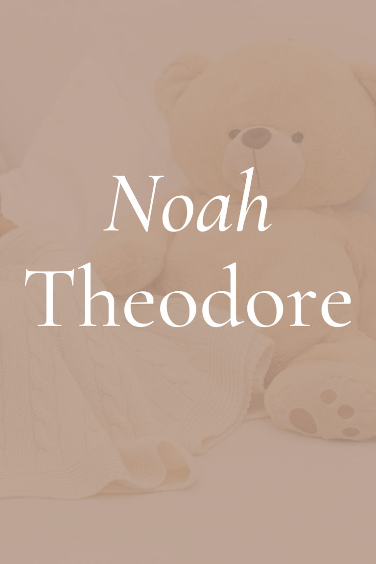 105+ Precious Middle Names for Noah That'll Melt Your Heart