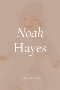 105+ Precious Middle Names for Noah That'll Melt Your Heart