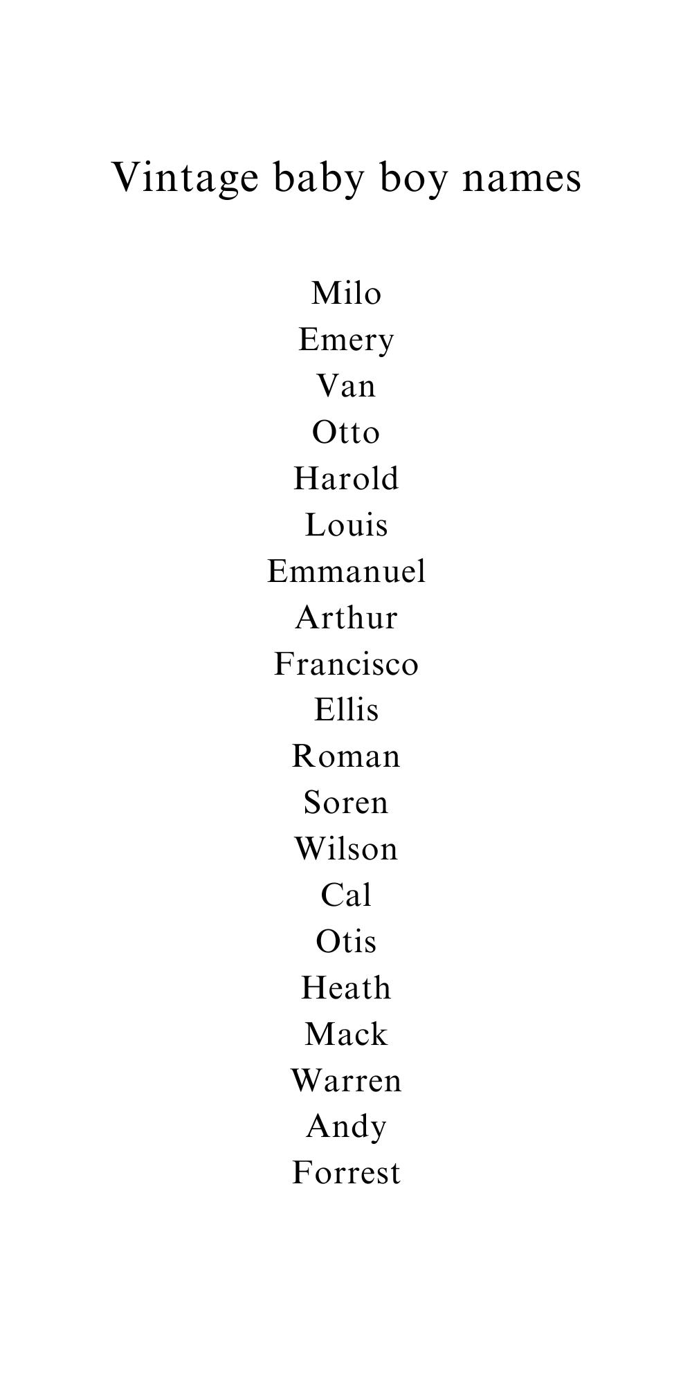 235+ Vintage Boy Names (You Didn't Know Were In) 2025