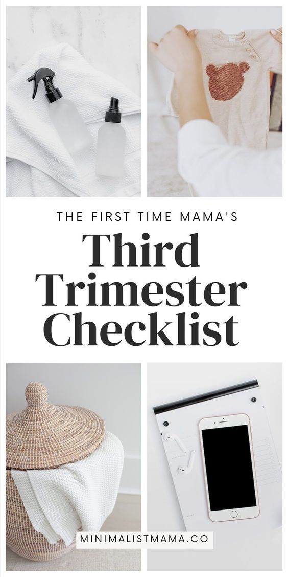 The *Essential* Third Trimester Checklist for First Time Moms