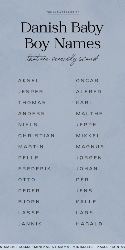 65+ Classic Danish Boy Names That Are Seriously Scandi