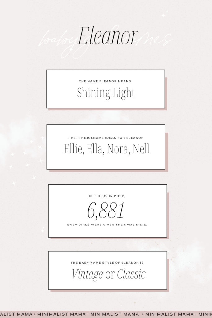65+ *Really Pretty* Middle Names for Eleanor (+35 Names Like Eleanor)