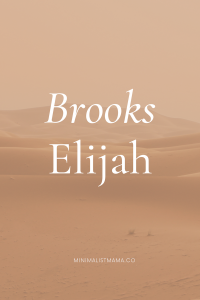 65+ *Hand-picked* Middle Names for Brooks You Haven't Already Heard