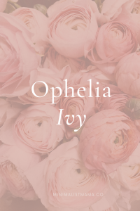 55+ Actually *Gorgeous* Middle Names for Ophelia (+Names Like Ophelia)