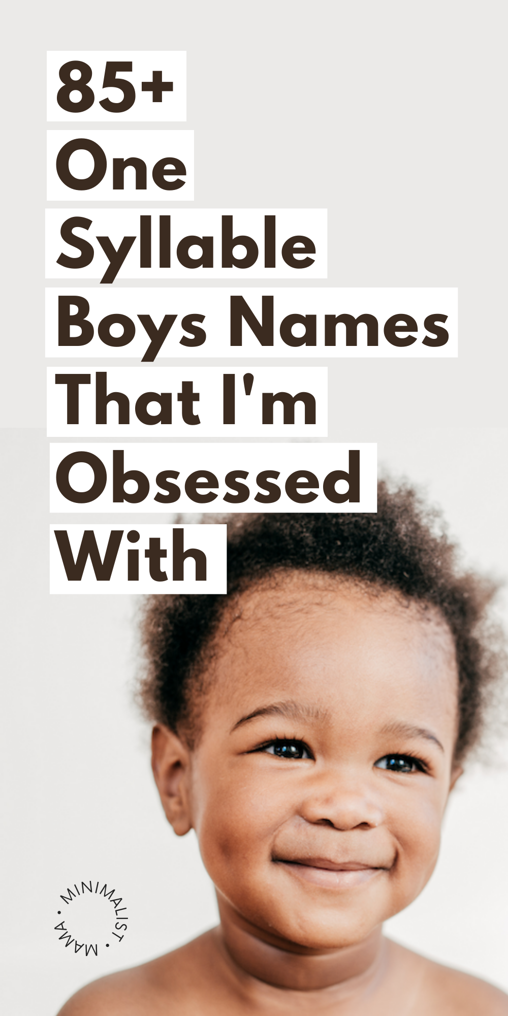 209+ One Syllable Boy Names (That You Didn't Know Are In) - 2025