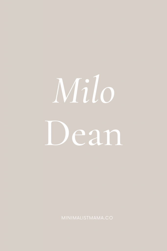 49+ Hand-Picked Middle Names for Milo (+Names Like Milo)