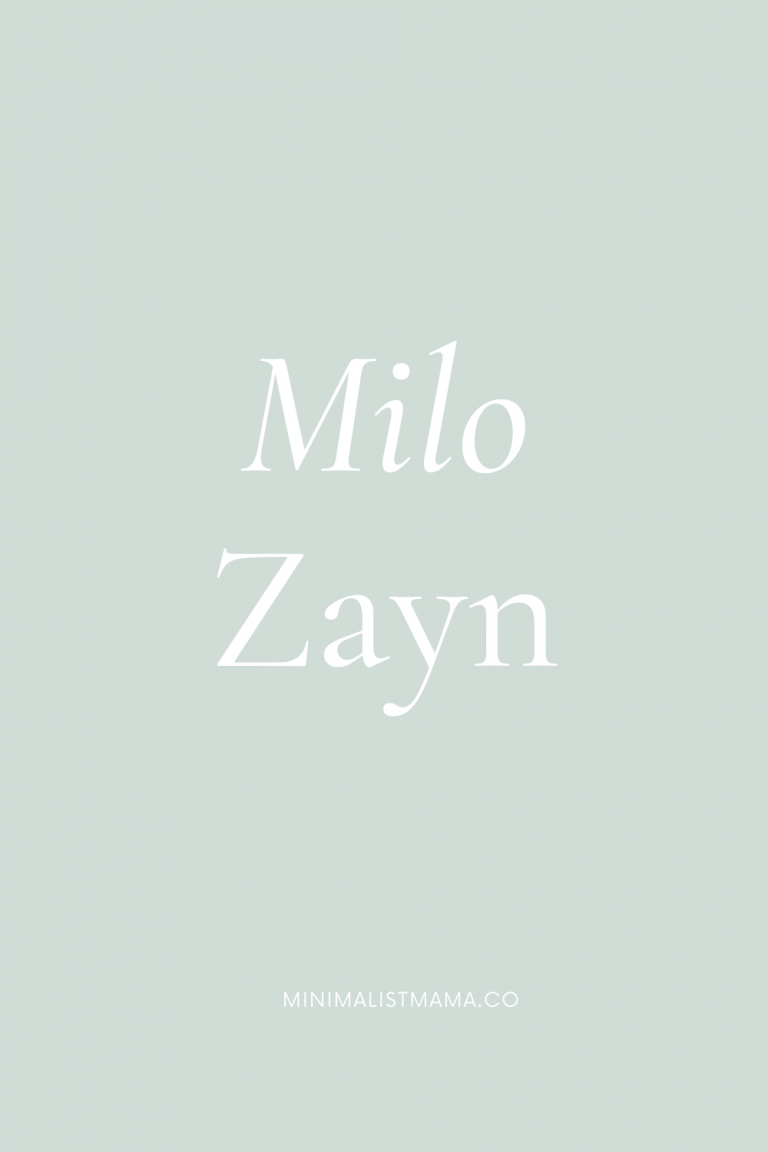 49+ Hand-Picked Middle Names for Milo (+Names Like Milo)