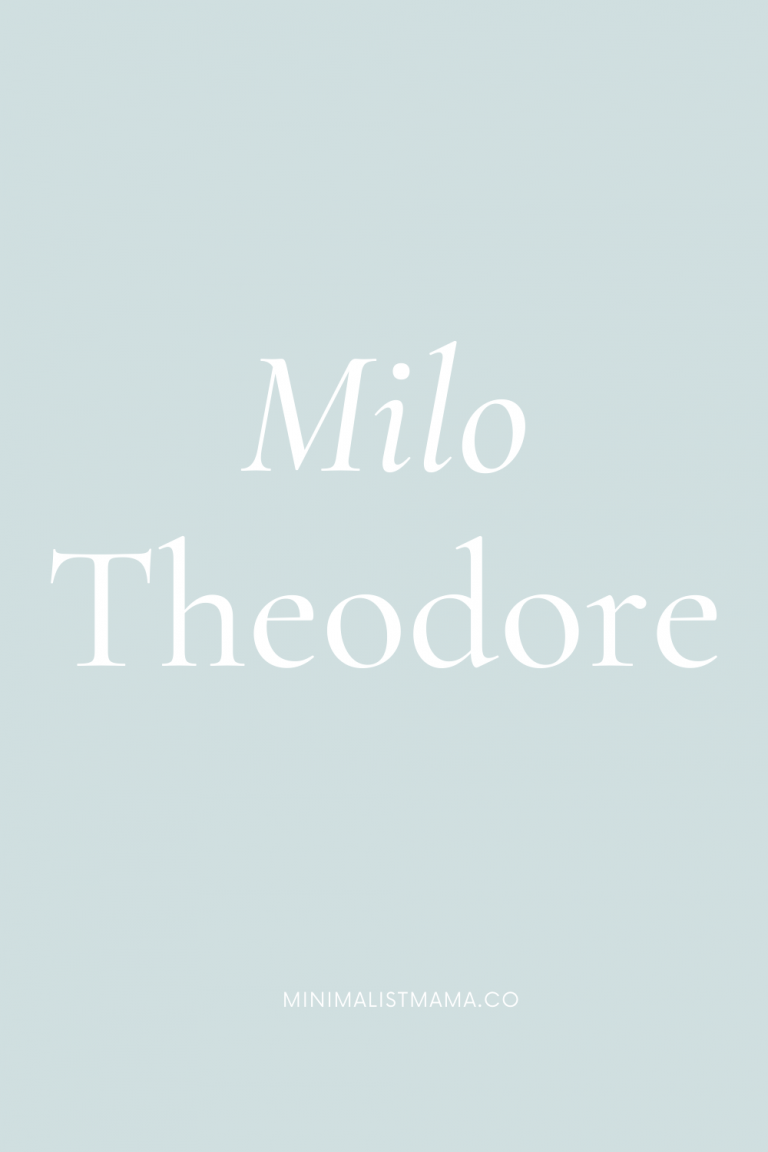 49+ Hand-Picked Middle Names for Milo (+Names Like Milo)