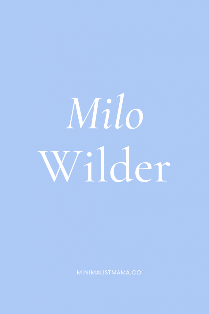 49+ Hand-Picked Middle Names for Milo (+Names Like Milo)