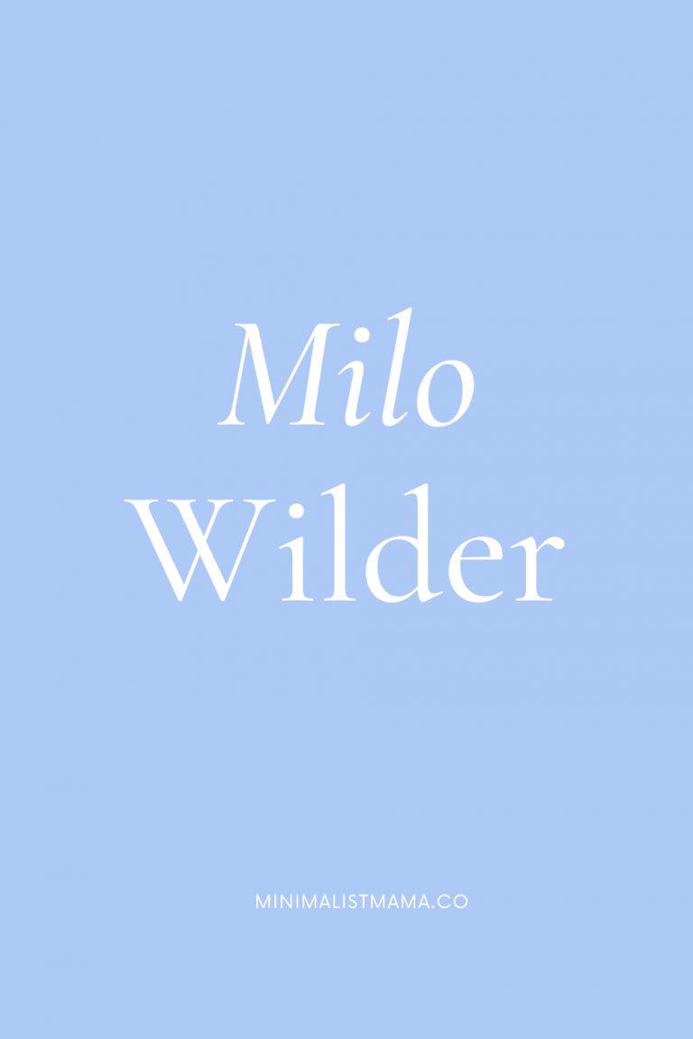 49+ Hand-Picked Middle Names for Milo (+Names Like Milo)