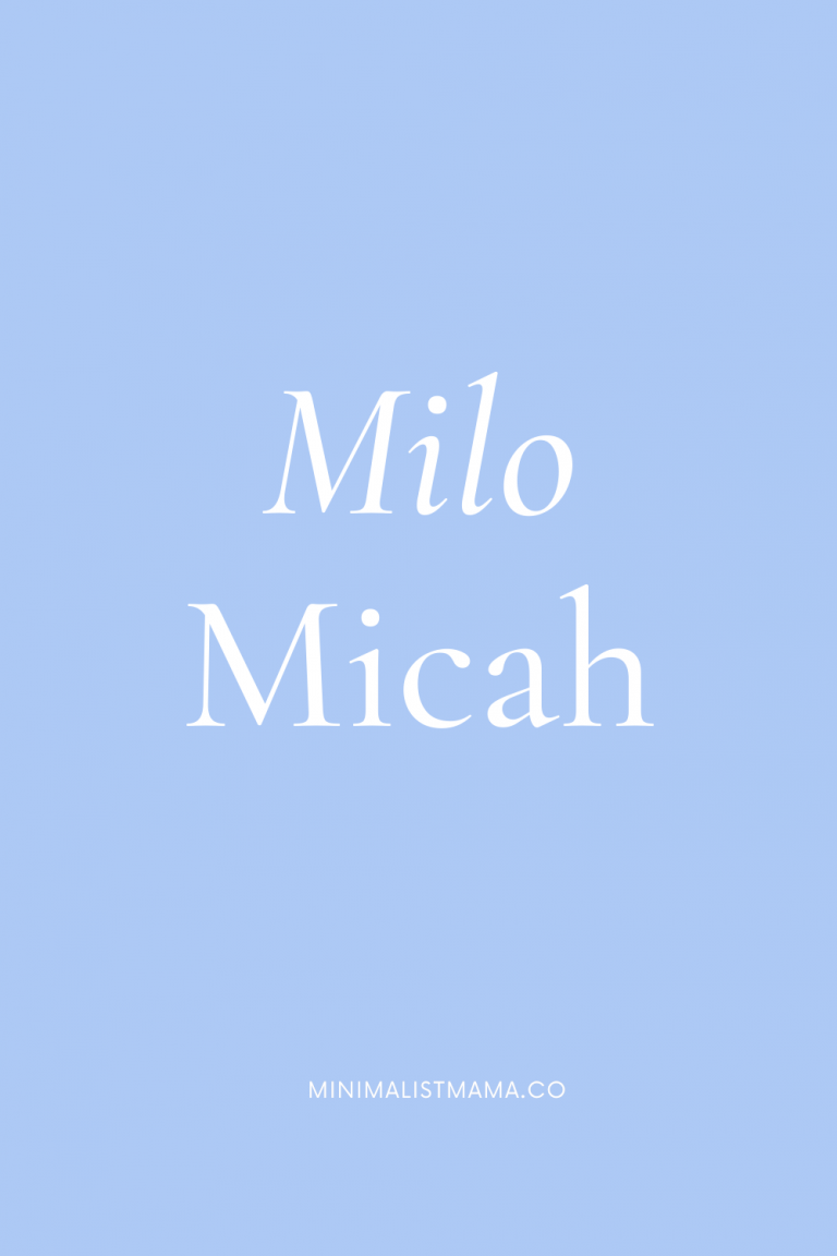 49+ Hand-Picked Middle Names for Milo (+Names Like Milo)
