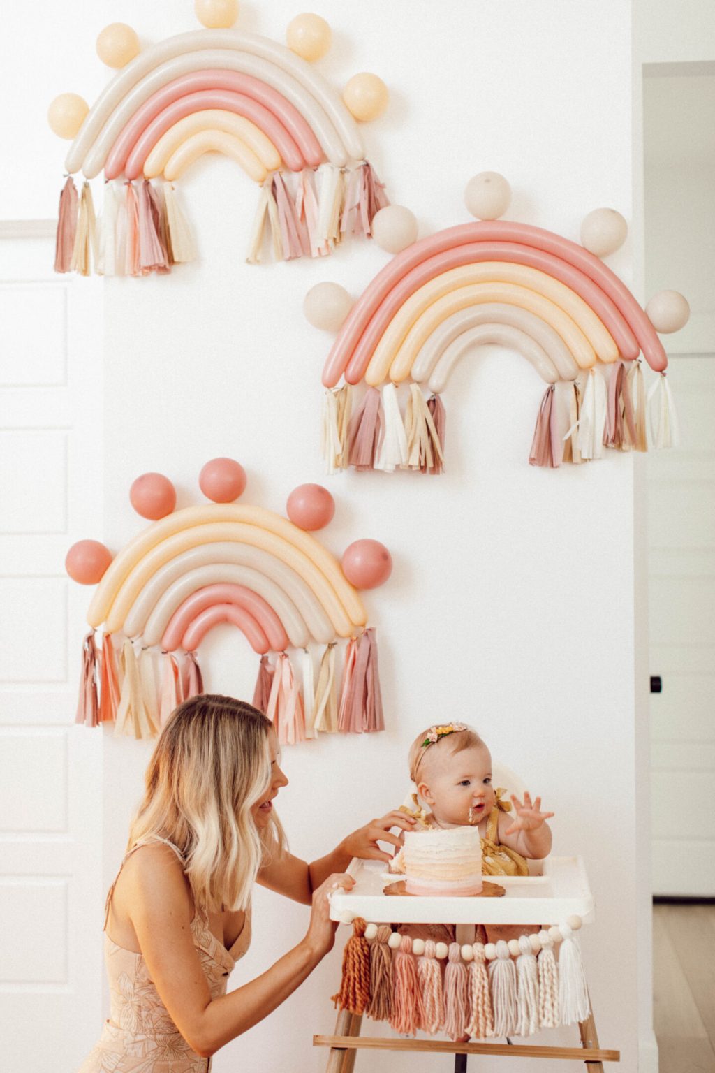 11+ *Super Adorable* First Birthday High Chair Decorations (Simple + Easy)