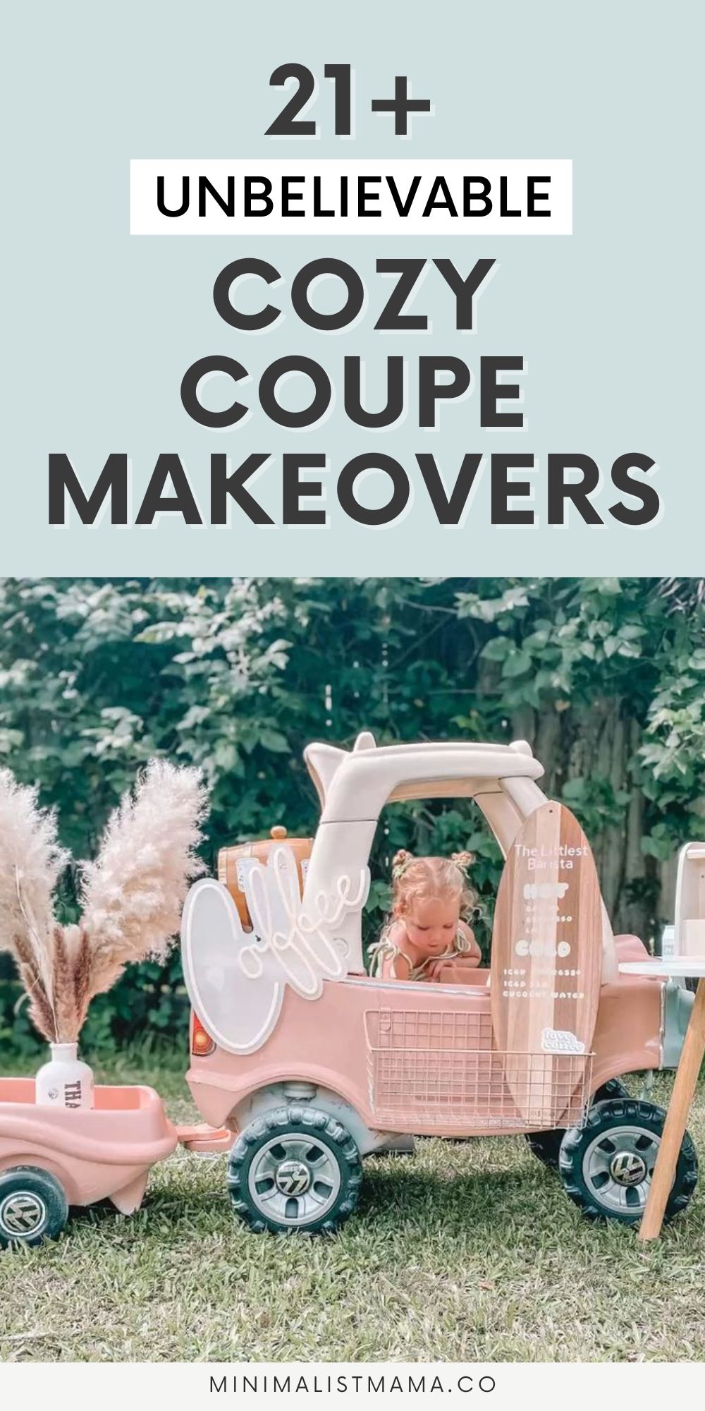 21+ *Very Aesthetic* Cozy Coupe Makeover Ideas (That You Can DIY!)
