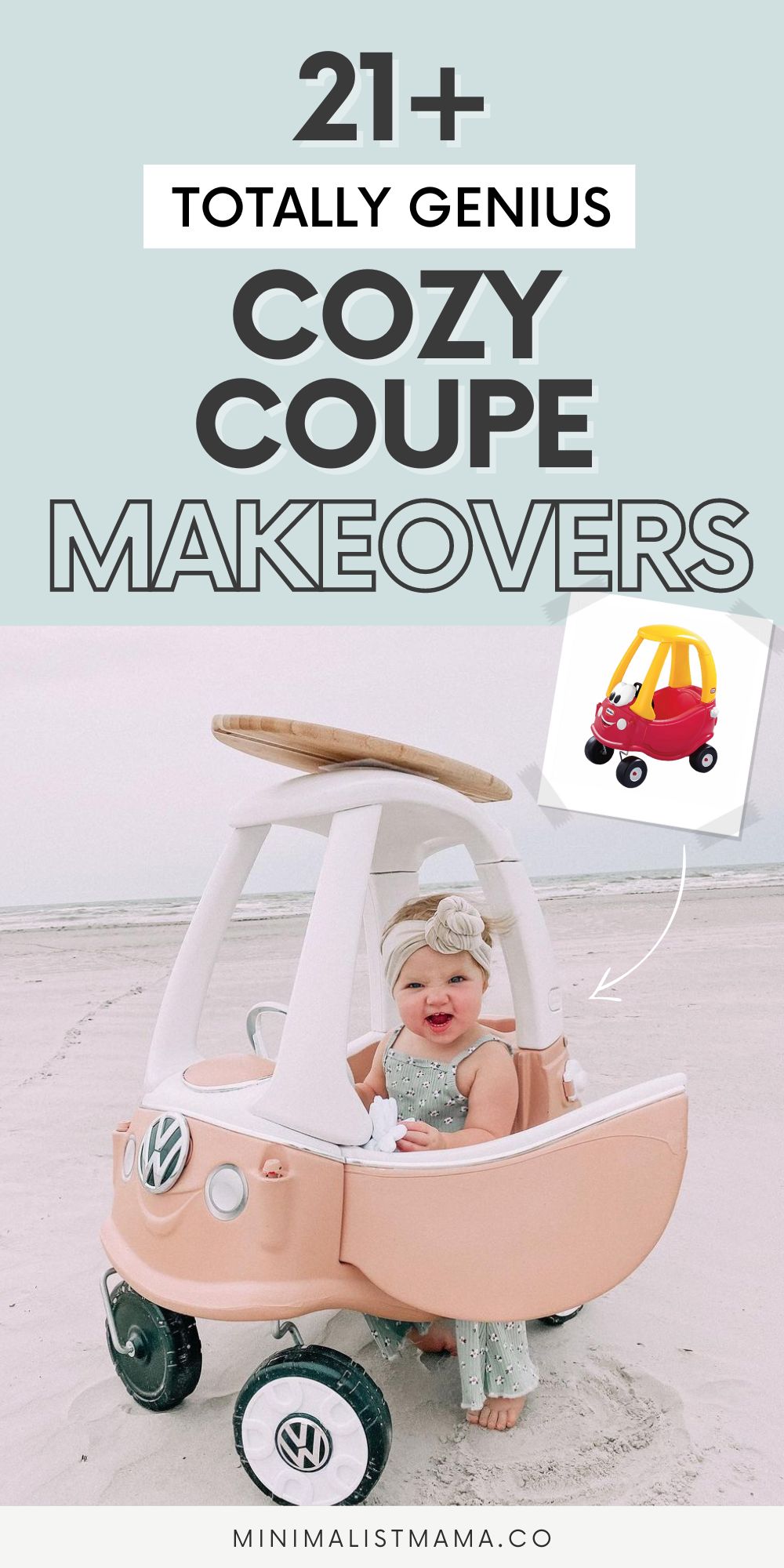 21+ *Very Aesthetic* Cozy Coupe Makeover Ideas (That You Can DIY!)