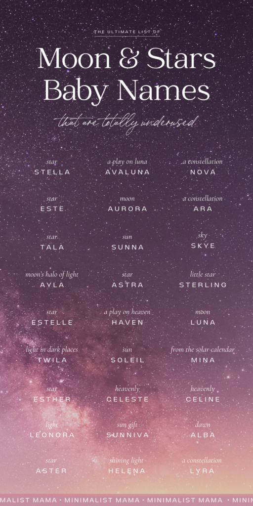39+ *Stunning* Celestial Girl Names (That Aren't On Other Lists) 2025