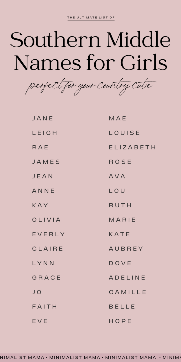 101+ *Possibly Perfect* Middle Names for Girls 2025