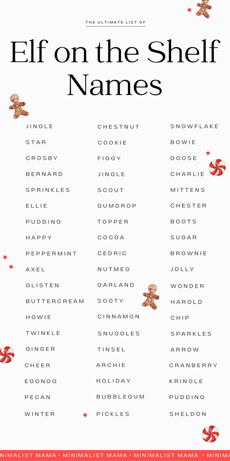 175+ *Genius* Elf on the Shelf Names (That You Haven't Heard) - 2023
