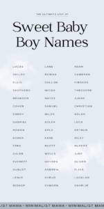 50+ *Precious* Soft Boy Names For Your Little Babe 2025