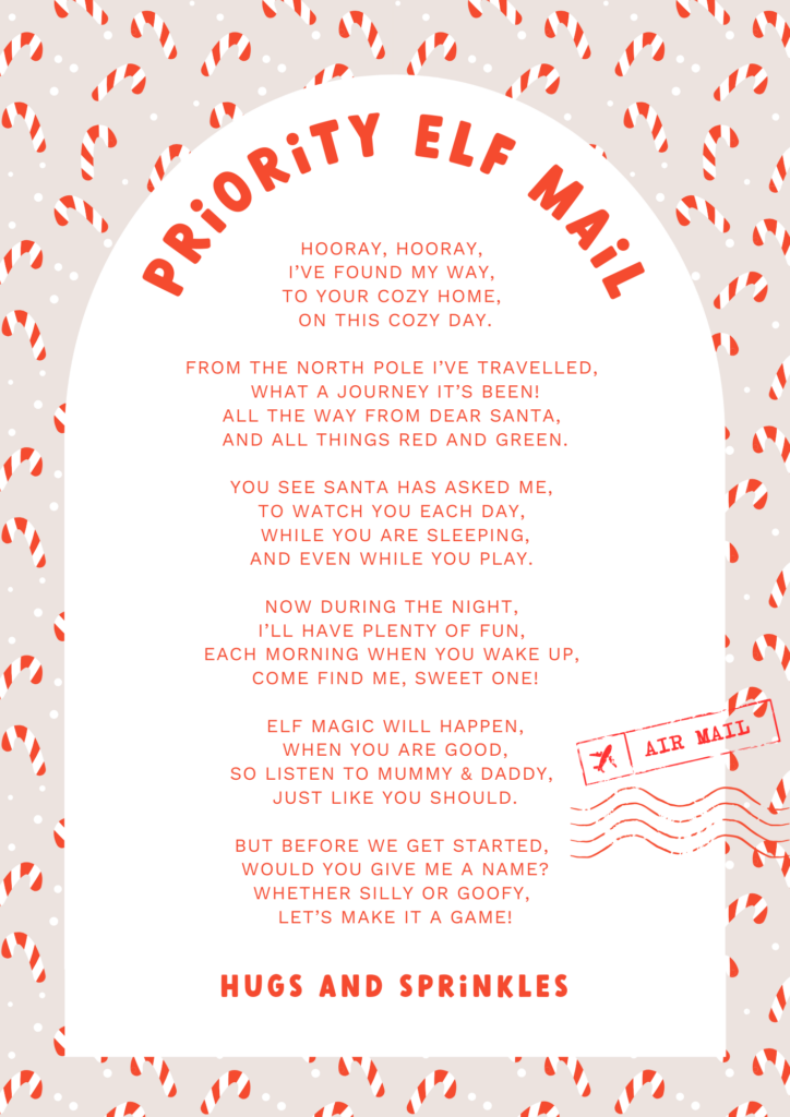 5+ *Cute* First Time Elf On The Shelf Arrival Letter Printables