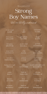 65+ Strong Boy Names with *Powerful* Meanings - 2024
