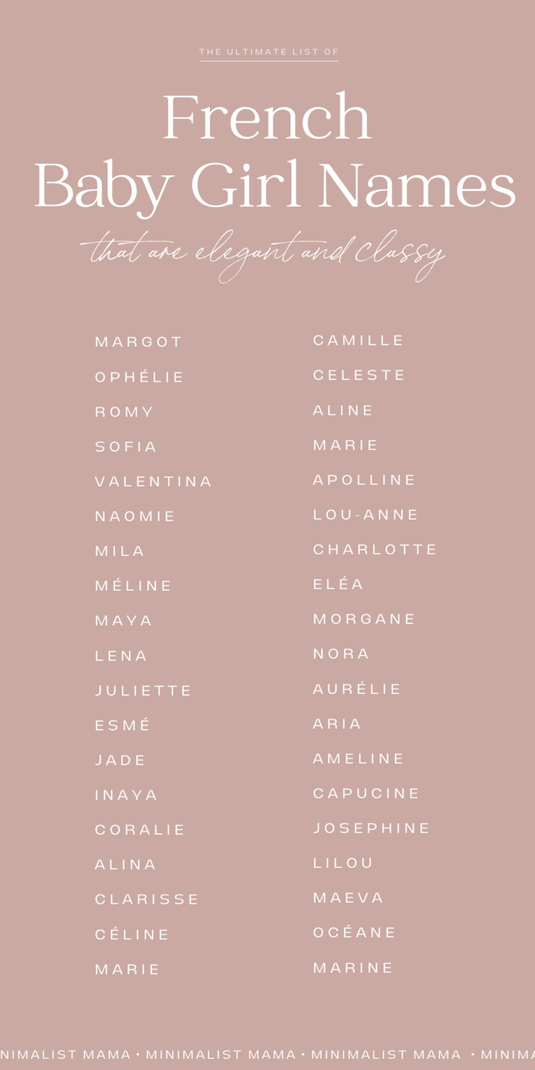 105+ *Stunning* French Girl Names (I'm Swooning Over) - 2024