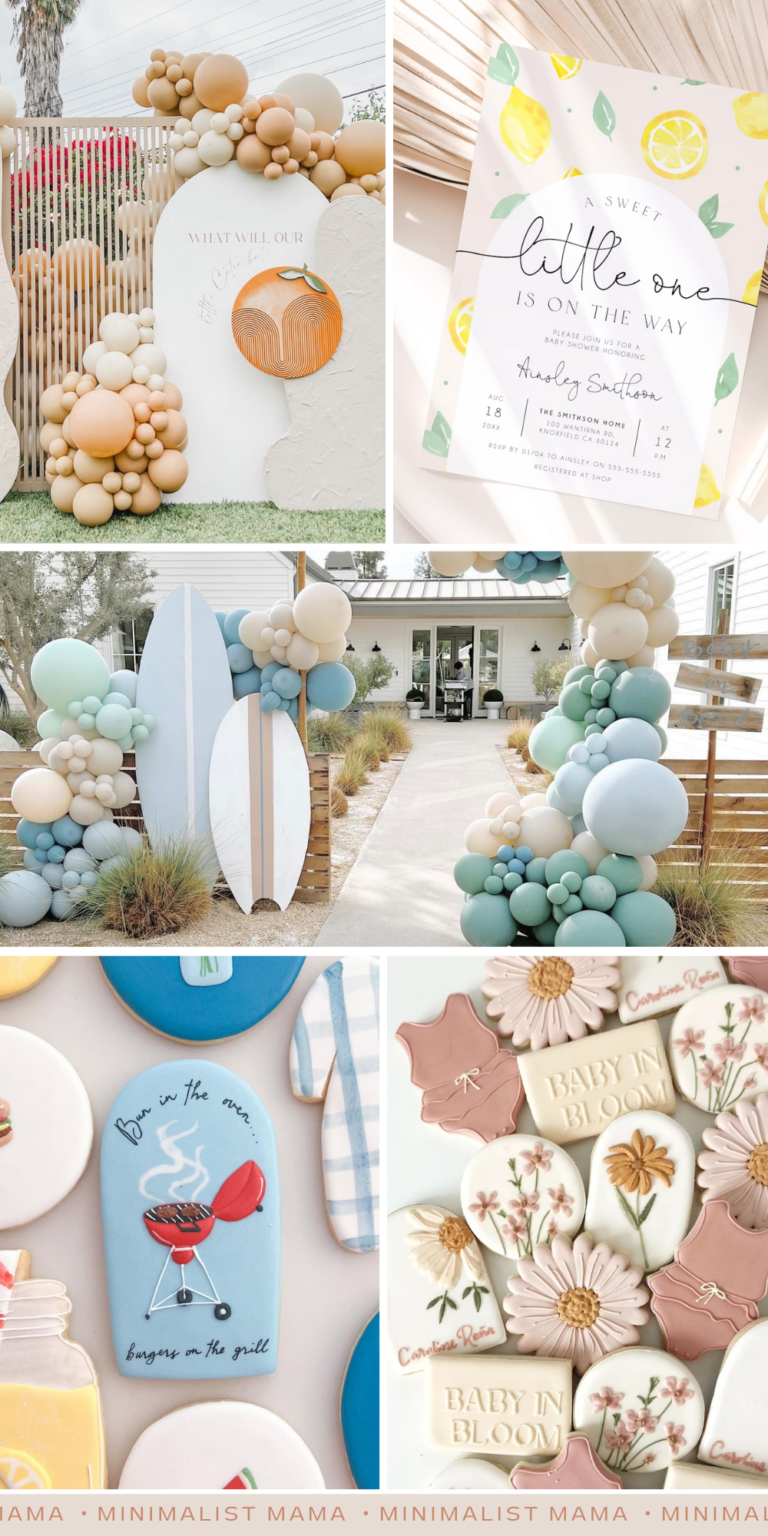 21+ Modern Summer Baby Shower Themes To Steal - 2024