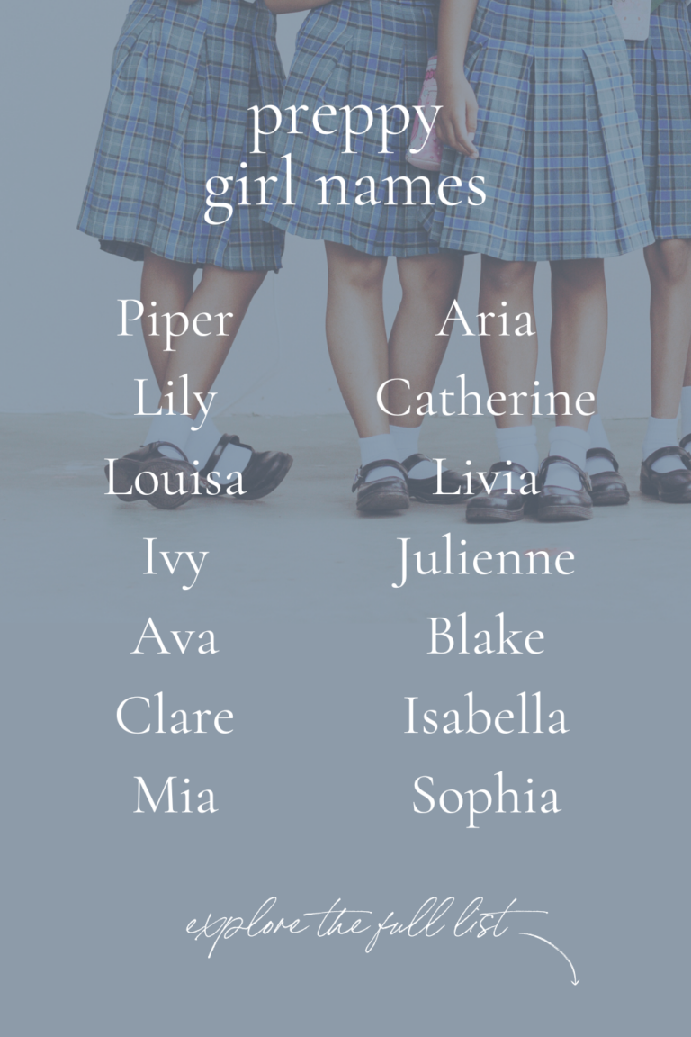 110+ *Beautiful* Preppy Baby Girl Names You'll Love