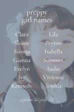 110+ *Beautiful* Preppy Baby Girl Names You'll Love