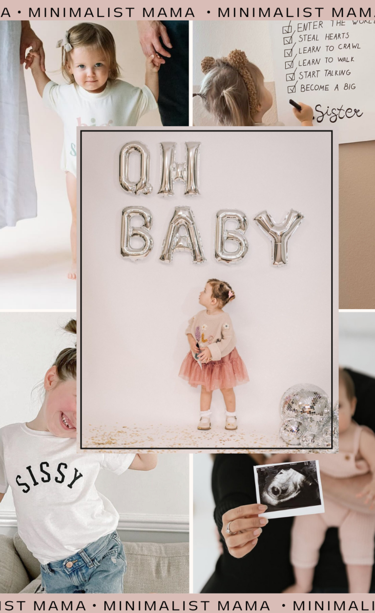 15+ *Crazy Cute* Big Sister Pregnancy Announcement Ideas To Copy