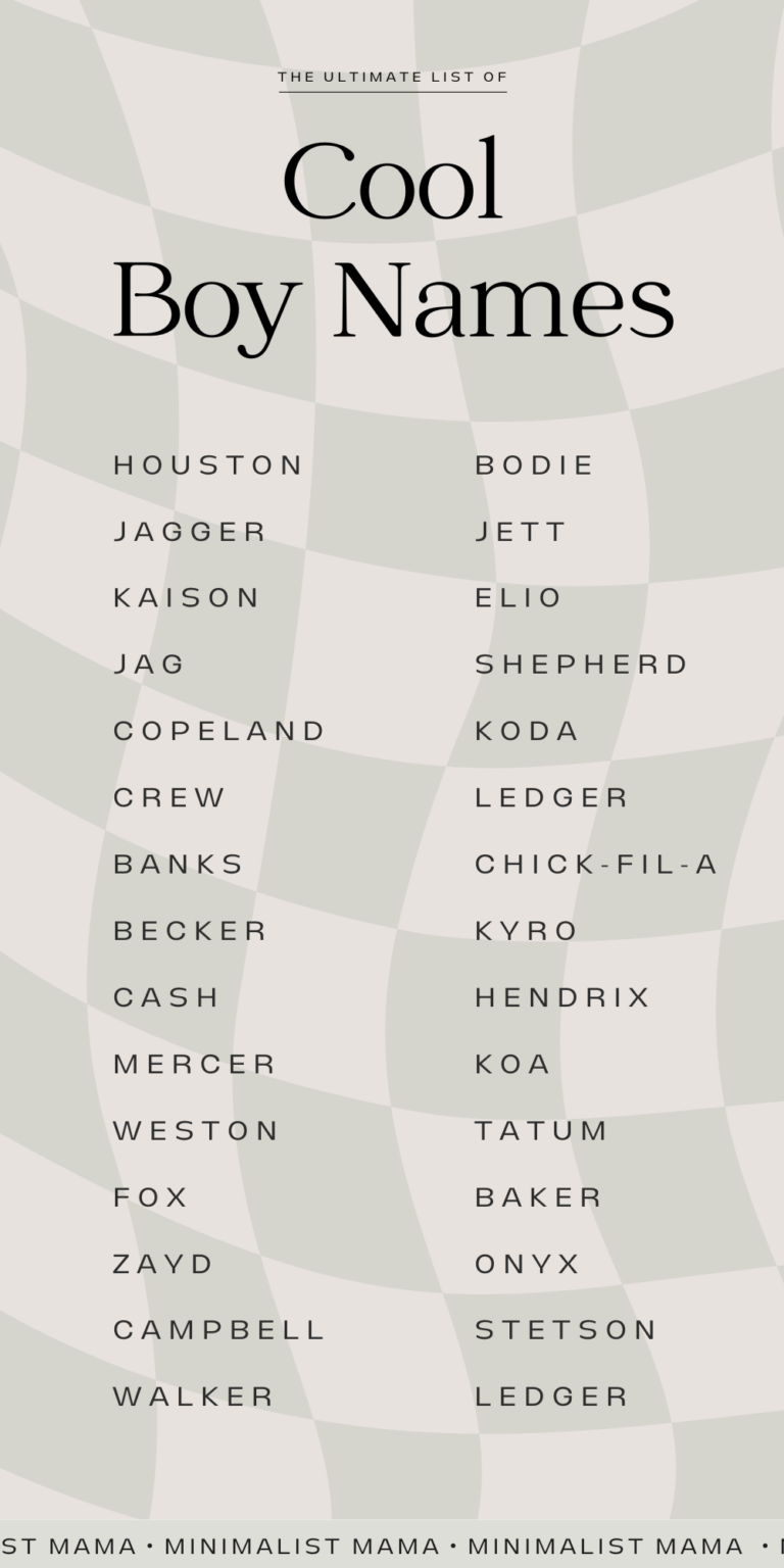 125+ *Ridiculously* Cool Boy Names I Can't Get Over