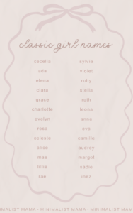 85+ *Gorgeous* Classic Girl Names That Are Beautifully Timeless