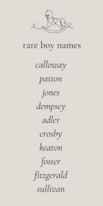 165+ Rare Baby Names for Boys You'll Absolutely Love