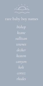 165+ Rare Baby Names for Boys You'll Absolutely Love