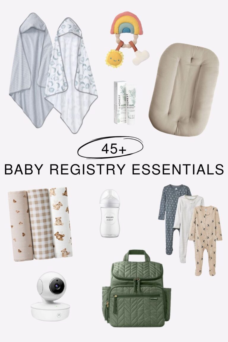 Minimalist Baby Registry: My 45+ Must-Have Baby Items